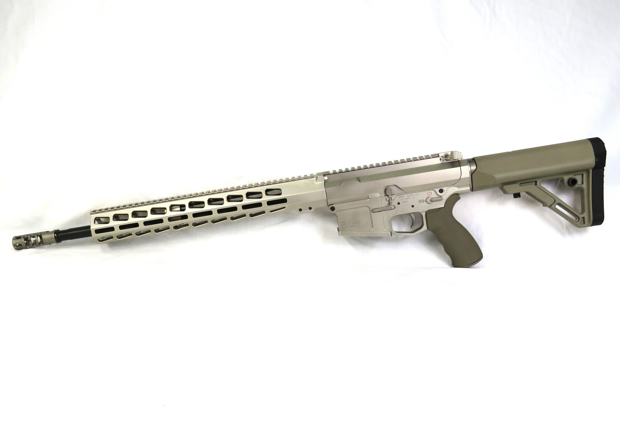WMD Guns “Big Beast” NiB-X .308/7.62x51 Billet Carbine 18” FDE ...