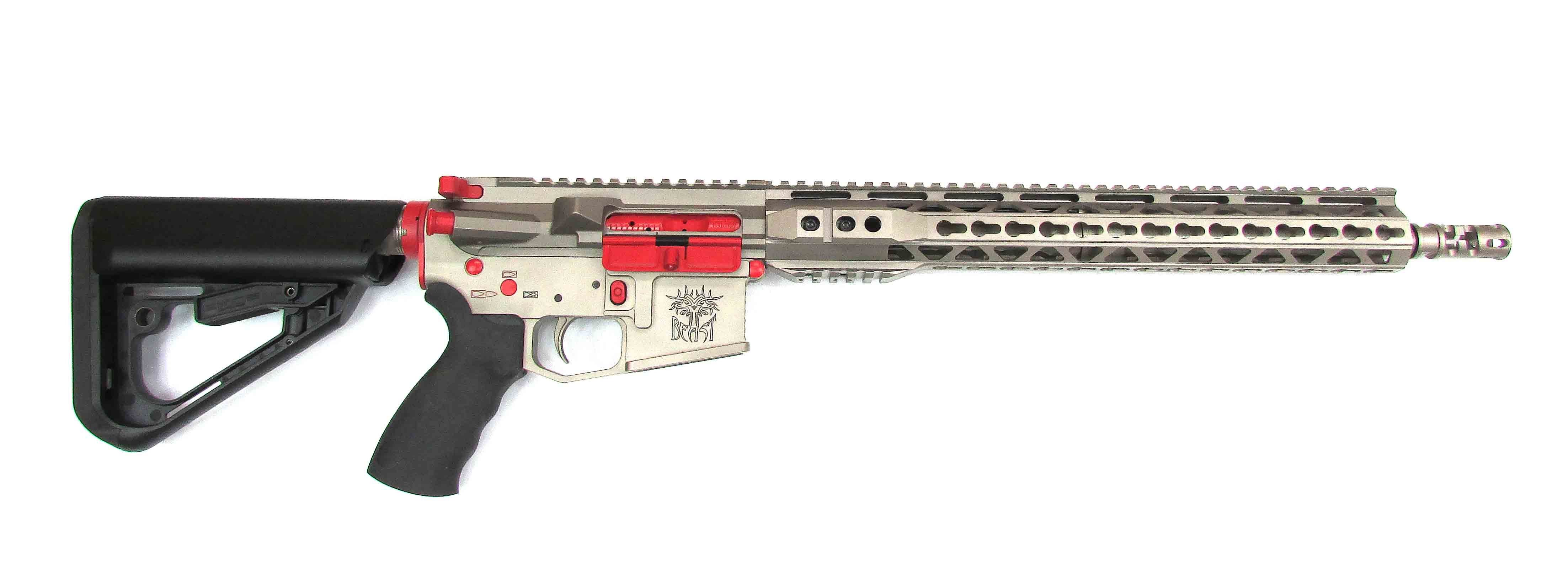 AMBI Beast: A High-Polish Nickel Ambidextrous AR