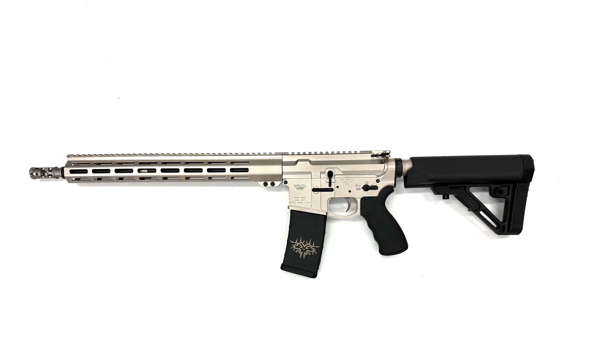 The Billet Beast: Nickel Boron Billet AR-15 Rifle with 16-inch barrel